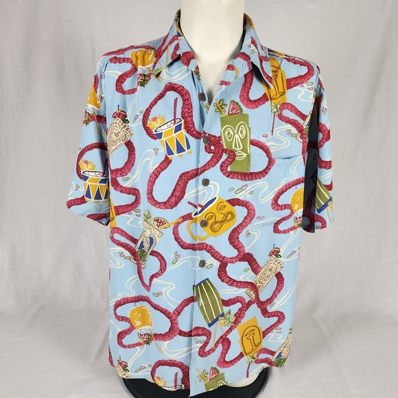 Kahala | Shirts | Kahala Xl Cocktail Theme Hawaiian Shirt | Poshmark